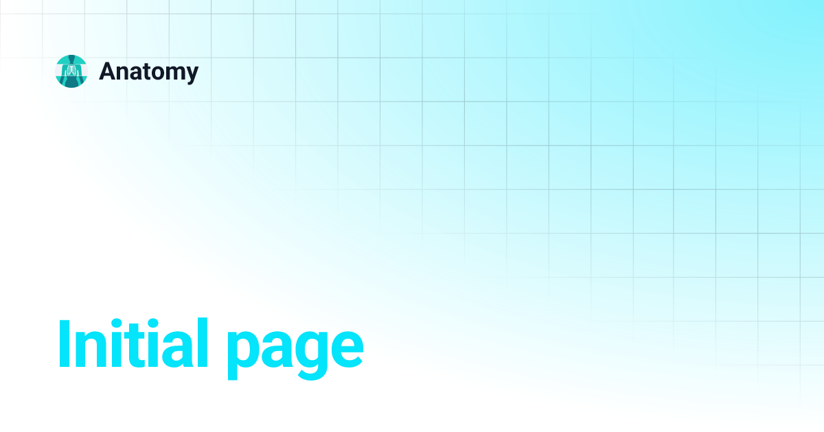 Initial page | Anatomy
